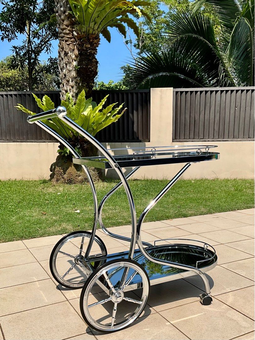 Mirror trolley, a perfect food and drinks cart, Furniture & Home Living ...