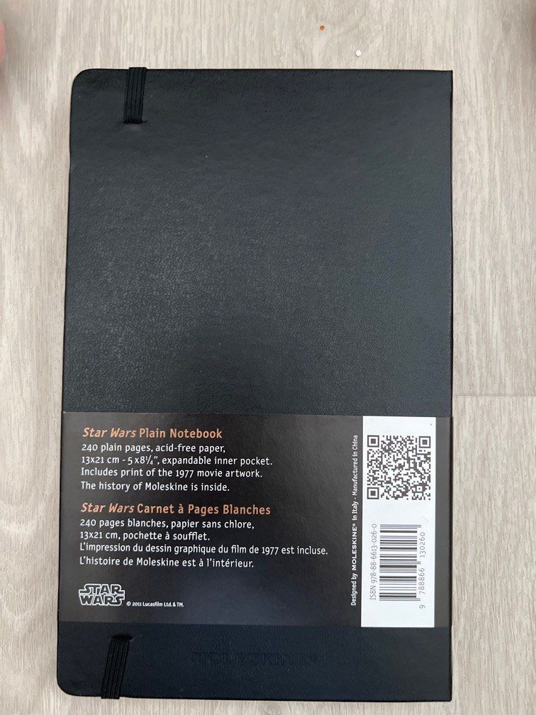 Moleskin star wars notebook, Hobbies & Toys, Stationery & Craft ...