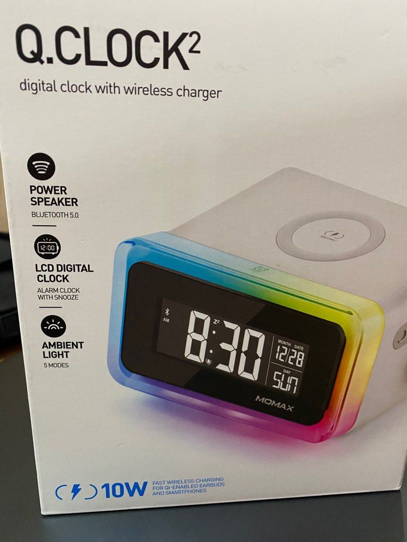 Momax Digital Q Clock2, Mobile Phones & Gadgets, Mobile & Gadget ...