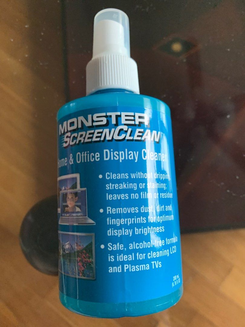 Monster screen clean display cleaner, Furniture & Home Living, Cleaning ...