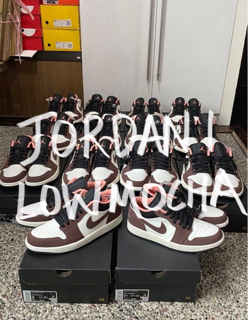 [MULTIPLE SIZES] JORDAN 1 LOW MOCHA, Men's Fashion, Footwear, Sneakers ...
