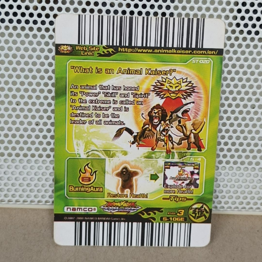 Namco Bandai Games inc - Animal Kaiser Strong Card Guard Stage of Honor, Toys & Collectibles ...