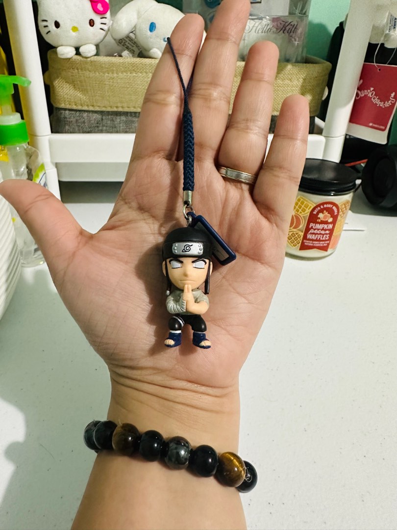 Naruto Neji Hyuga Hard Figure Keychain Charm, Hobbies & Toys, Toys ...