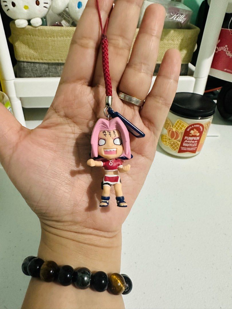 Naruto Sakura Haruno Hard Keychain Figure Charm, Hobbies & Toys, Toys ...