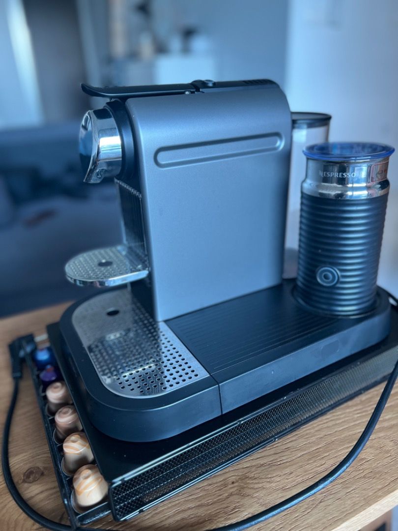 Nespresso coffee machine with milk frother, TV & Home Appliances ...