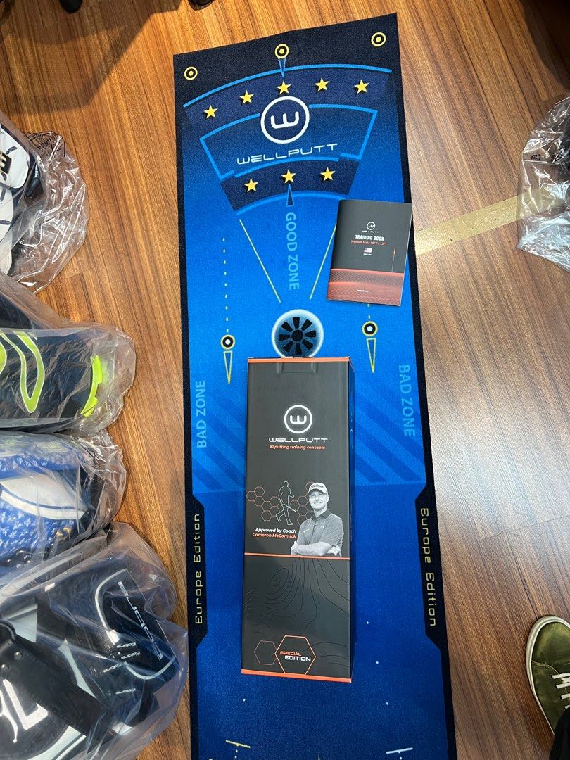 NEW WellPutt 4m Putting Mat - Europe Edition Putting Mat + Manual + Box ...