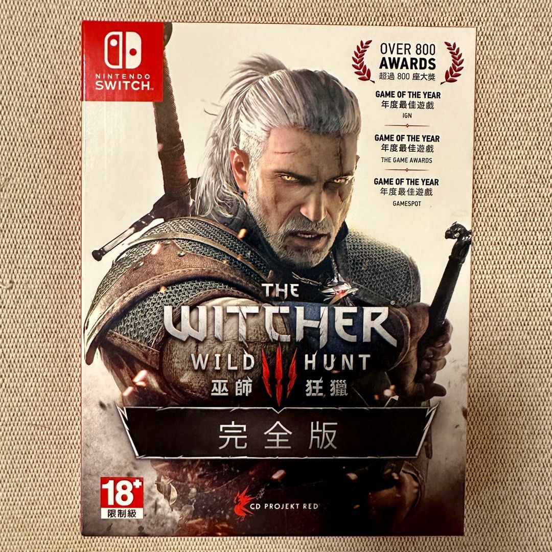Nintendo Switch NS The Witcher 3 Wild Hunt Complete Edition 巫師 3：狂獵 完全版 ...