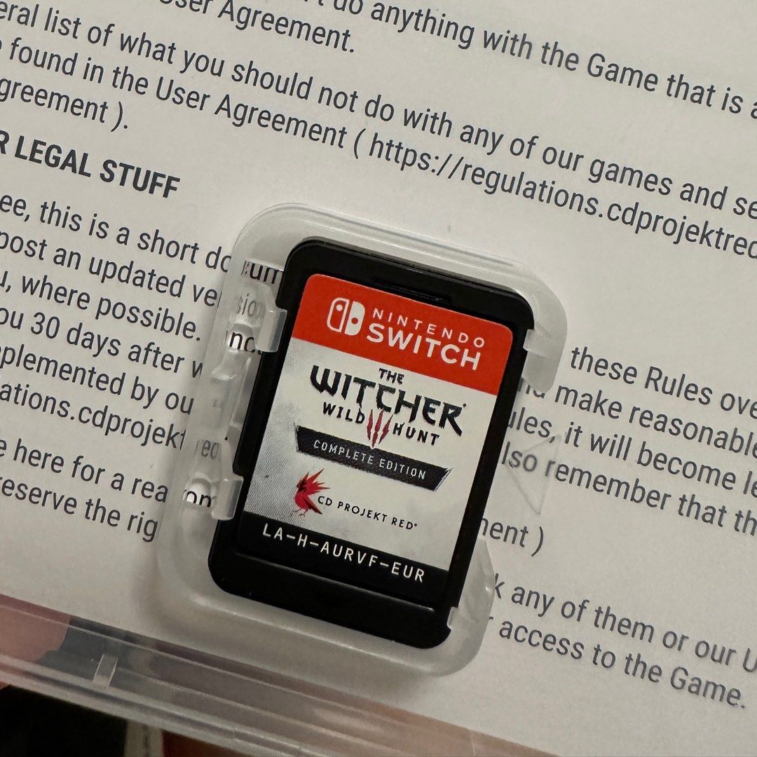 Nintendo Switch NS The Witcher 3 Wild Hunt Complete Edition 巫師 3：狂獵 完全版 ...