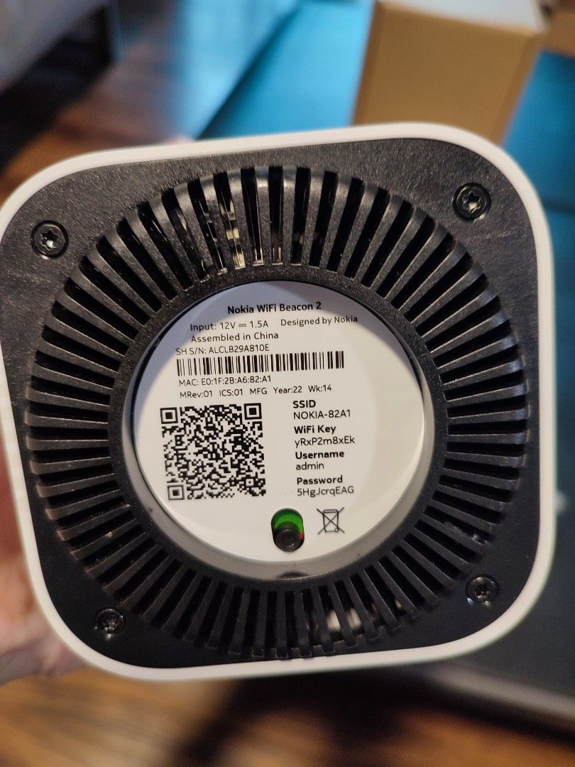 Nokia WIFI Beacon 2 Router, Computers & Tech, Parts & Accessories ...