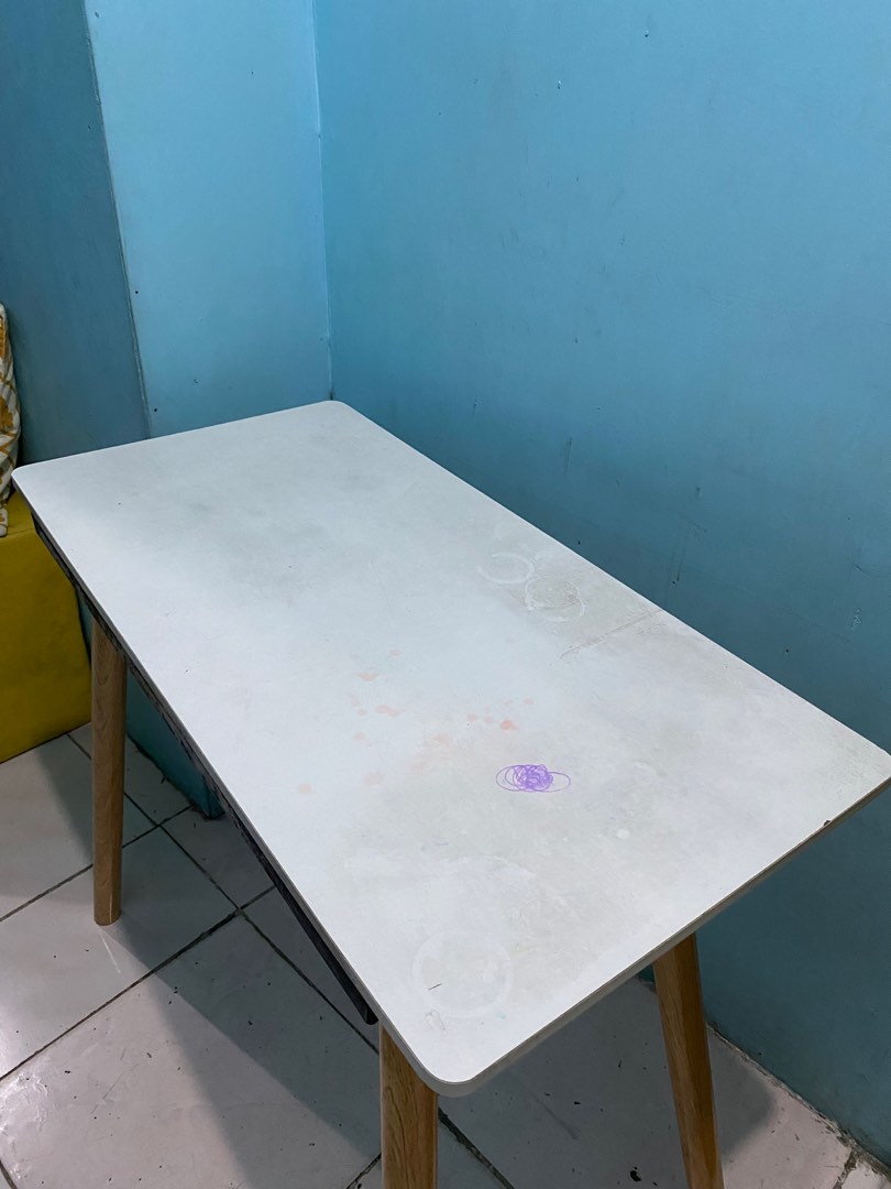 NORDIC STUDY TABLE (PRELOVED) on Carousell