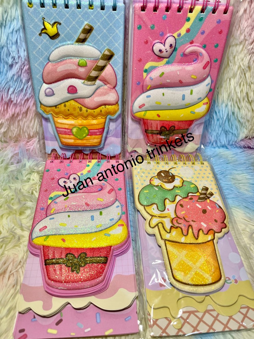 Notepad Memo notebook Icecream Embossed Cover, Hobbies & Toys ...