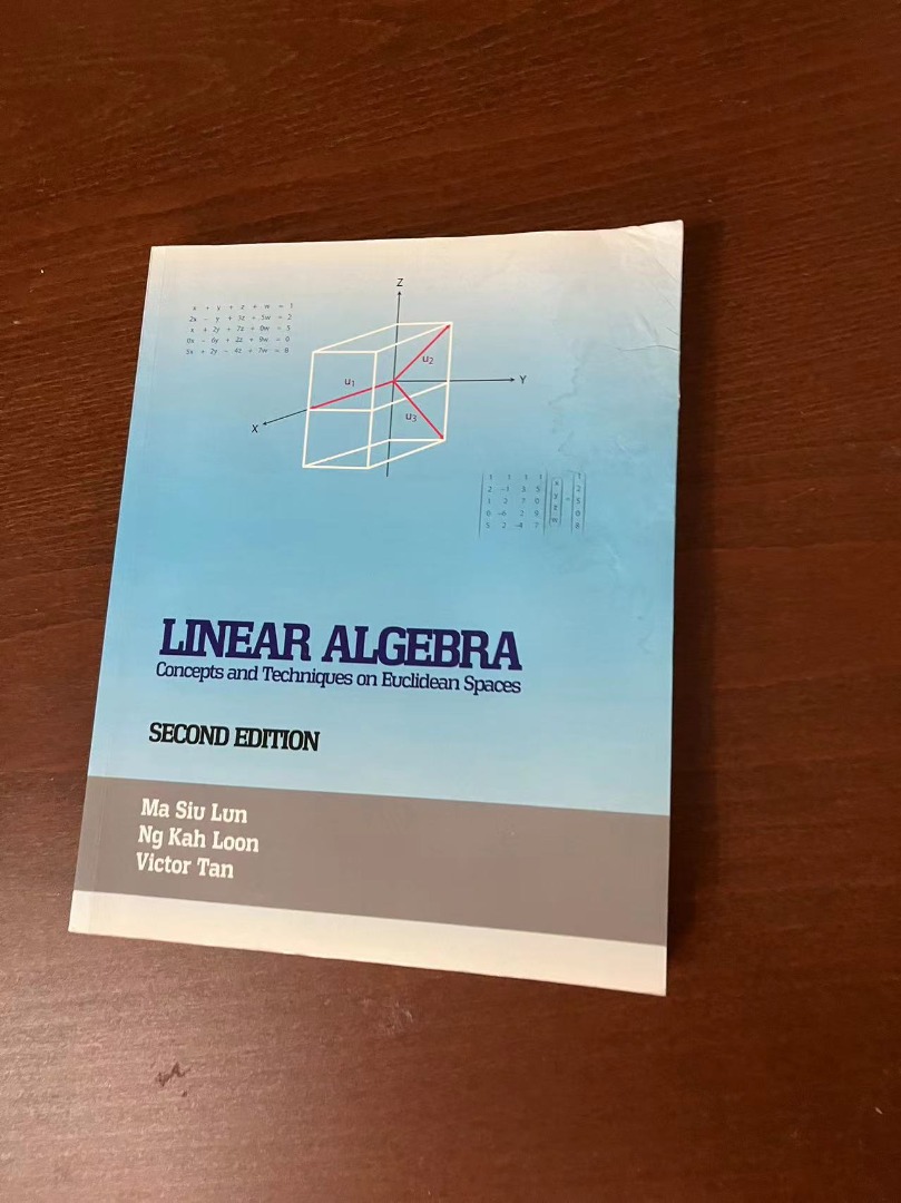 NUS Linear Algebra Second Edition, Hobbies & Toys, Books & Magazines, Textbooks on Carousell