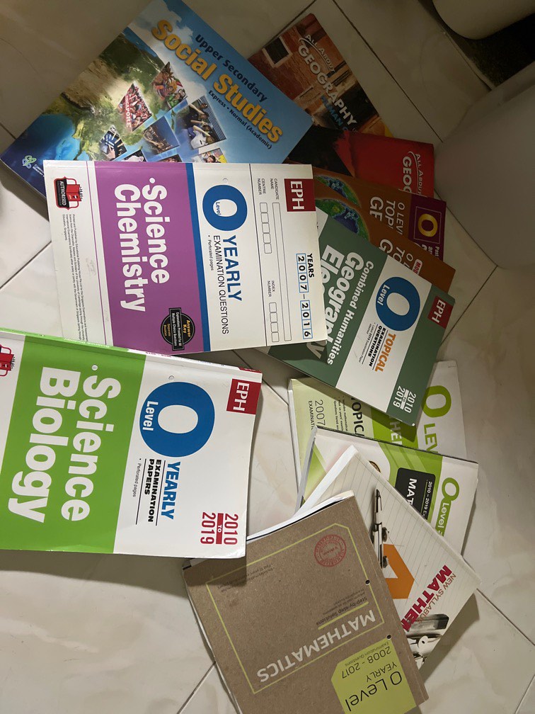 O level textbooks/workbooks/Exam papers, Hobbies & Toys, Books ...