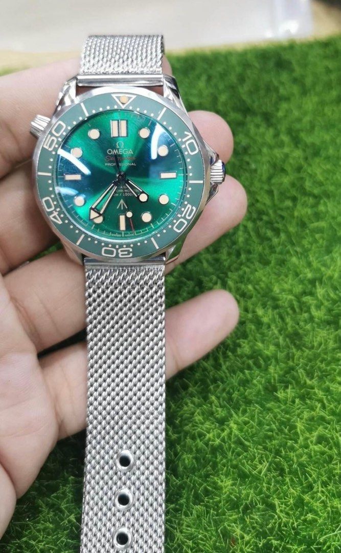 Omega Seamasters Mesh Strap on Carousell