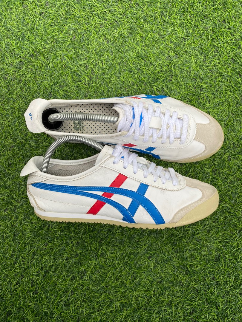 Onitsuka Tiger White/Blue on Carousell
