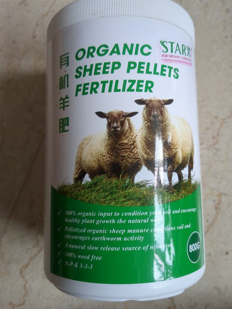 Organic Sheep Pellets Fertilizer, Furniture & Home Living, Gardening ...