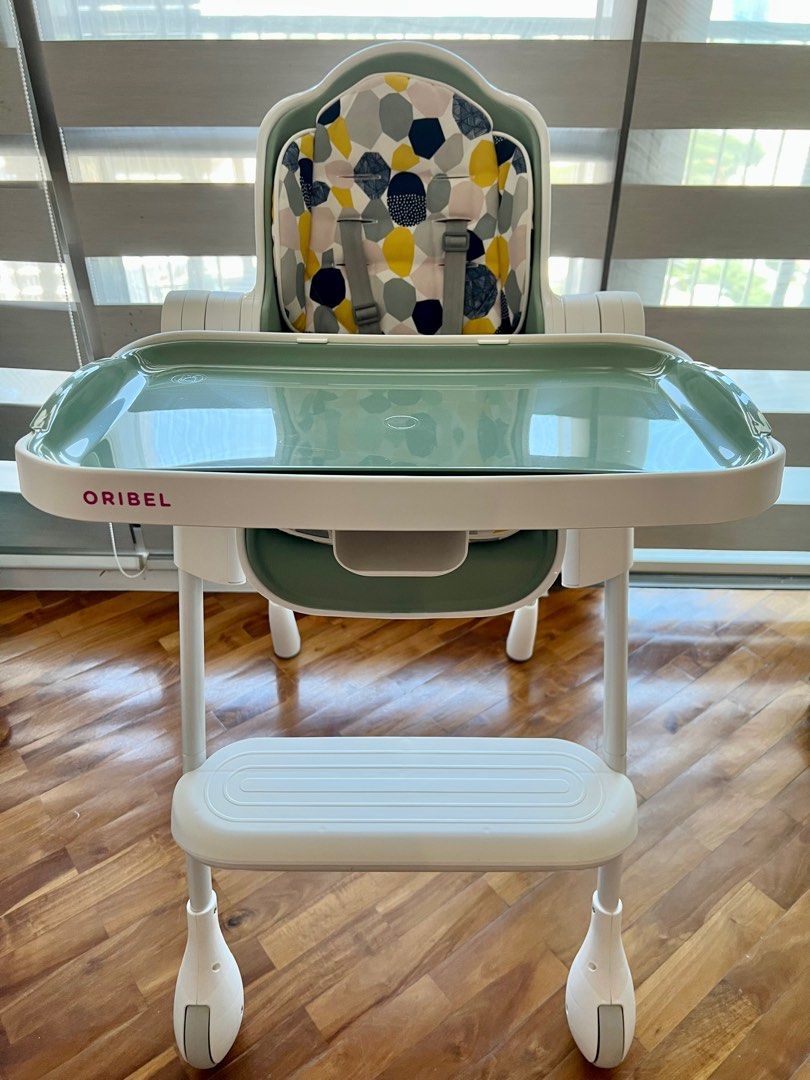 Oribel Cocoon High Chair with original seat liner on Carousell