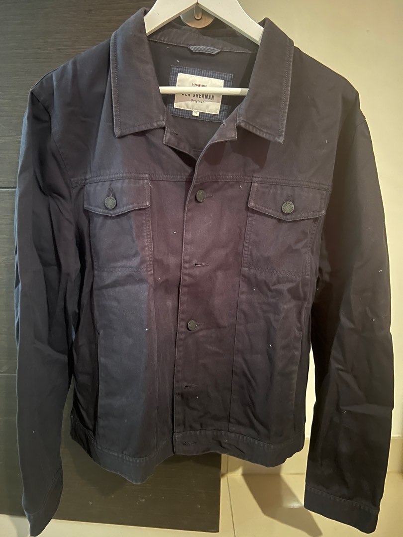 Original Ben Sherman Jacket, Fesyen Pria, Pakaian , Atasan di Carousell