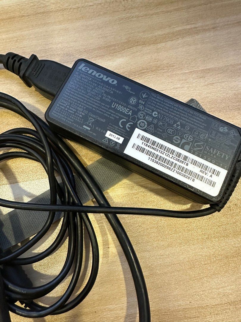 Original Lenovo Thinkpad AC adapter power . 65W 20V, Computers & Tech ...