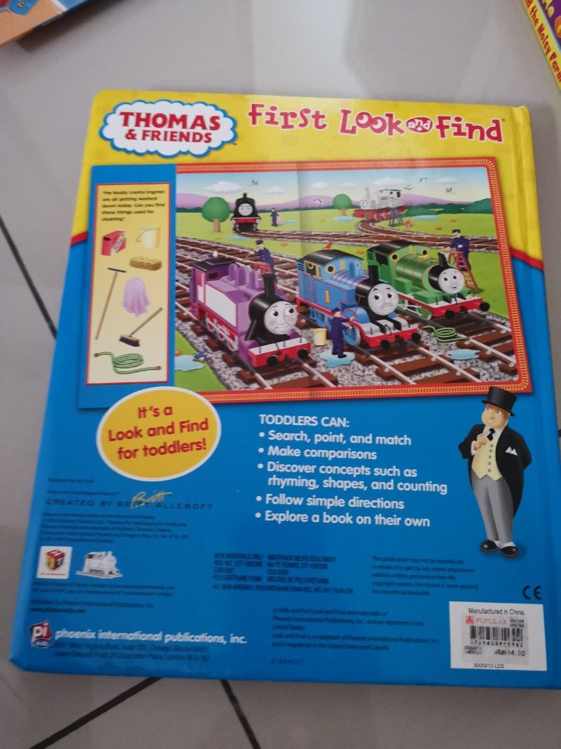 Original Thomas friends first look and find hardcover book, Hobbies ...