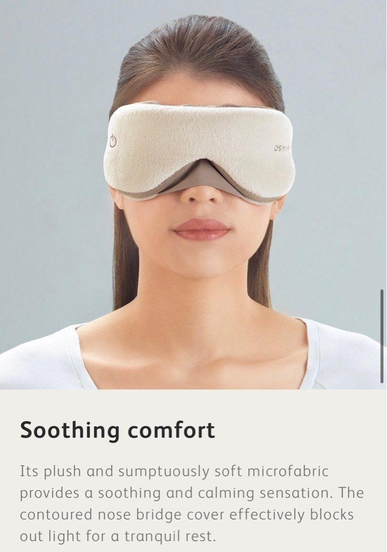 [OSIM] uMask Eye Massager Star, Health & Nutrition, Massage Devices on ...