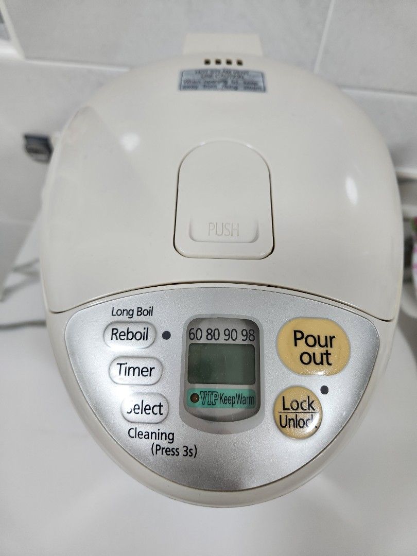 Panasonic Electric Thermal Pot 3 litres, TV & Home Appliances, Kitchen ...