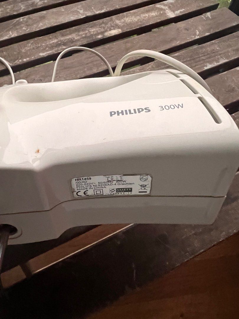 Philips 300w hand mixer HR1459, TV & Home Appliances, Kitchen Appliances, Hand & Stand Mixers on ...