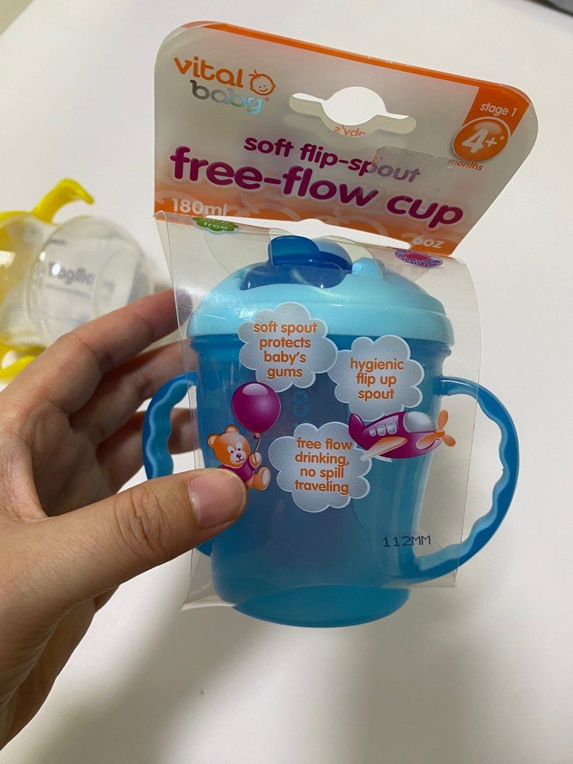 pigeon nipple cup &free flow cup, Babies & Kids, Nursing & Feeding ...