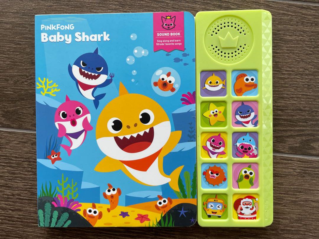 Pink Fong Baby Shark English music book, Babies & Kids, Infant Playtime ...