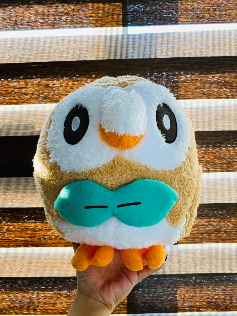 Pokemon Rowlet plushie on Carousell