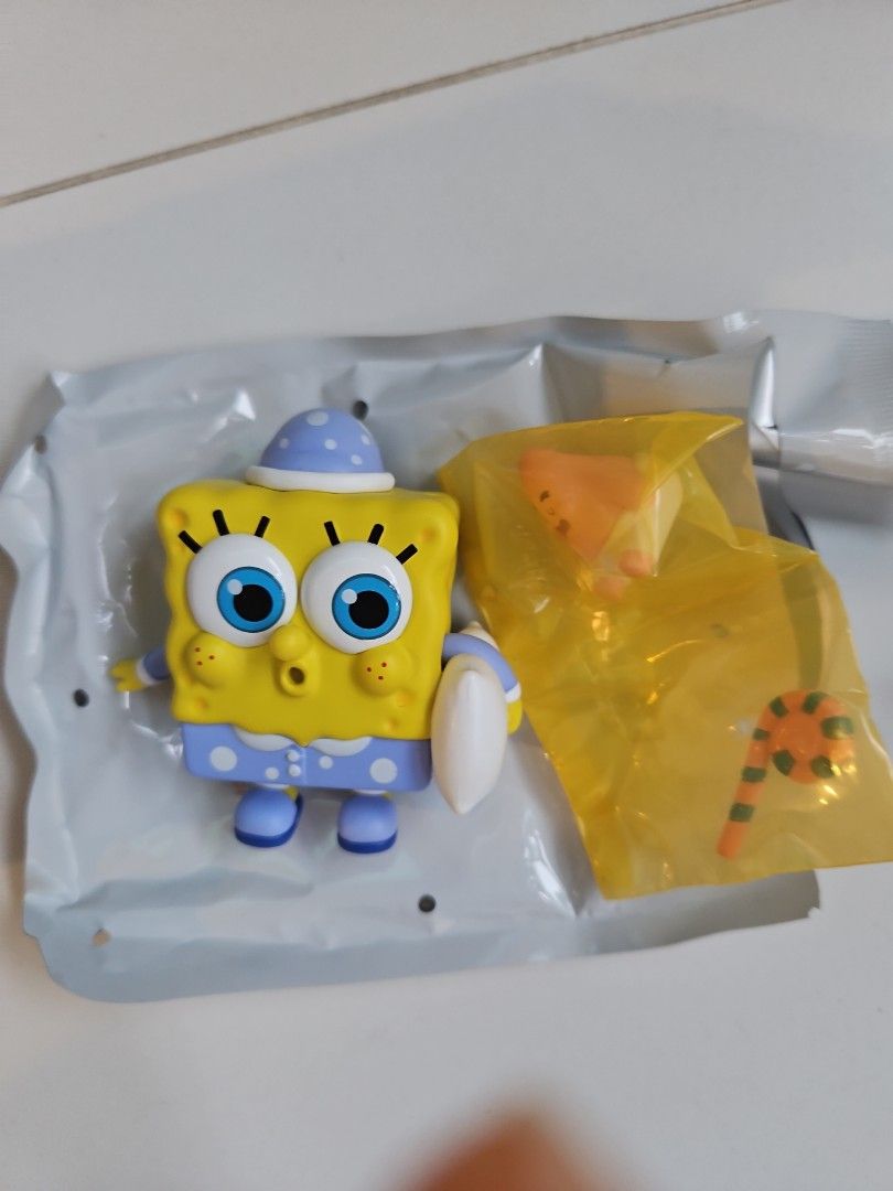 Popmart spongebob rolled ip flute, Hobbies & Toys, Toys & Games on ...