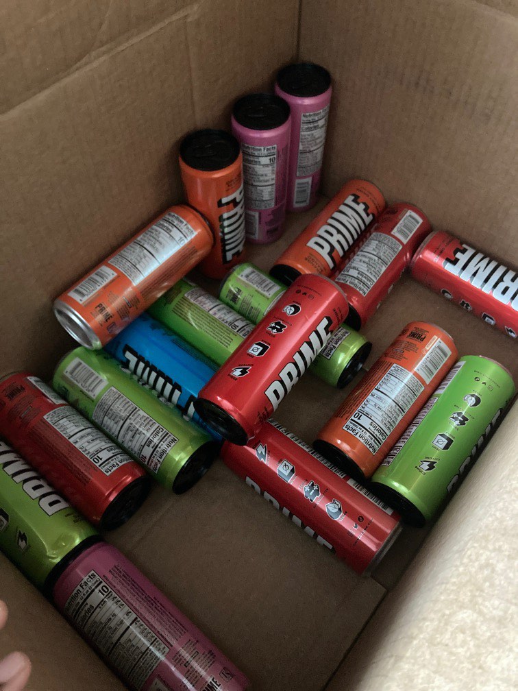 Prime energy cans, Food & Drinks, Beverages on Carousell