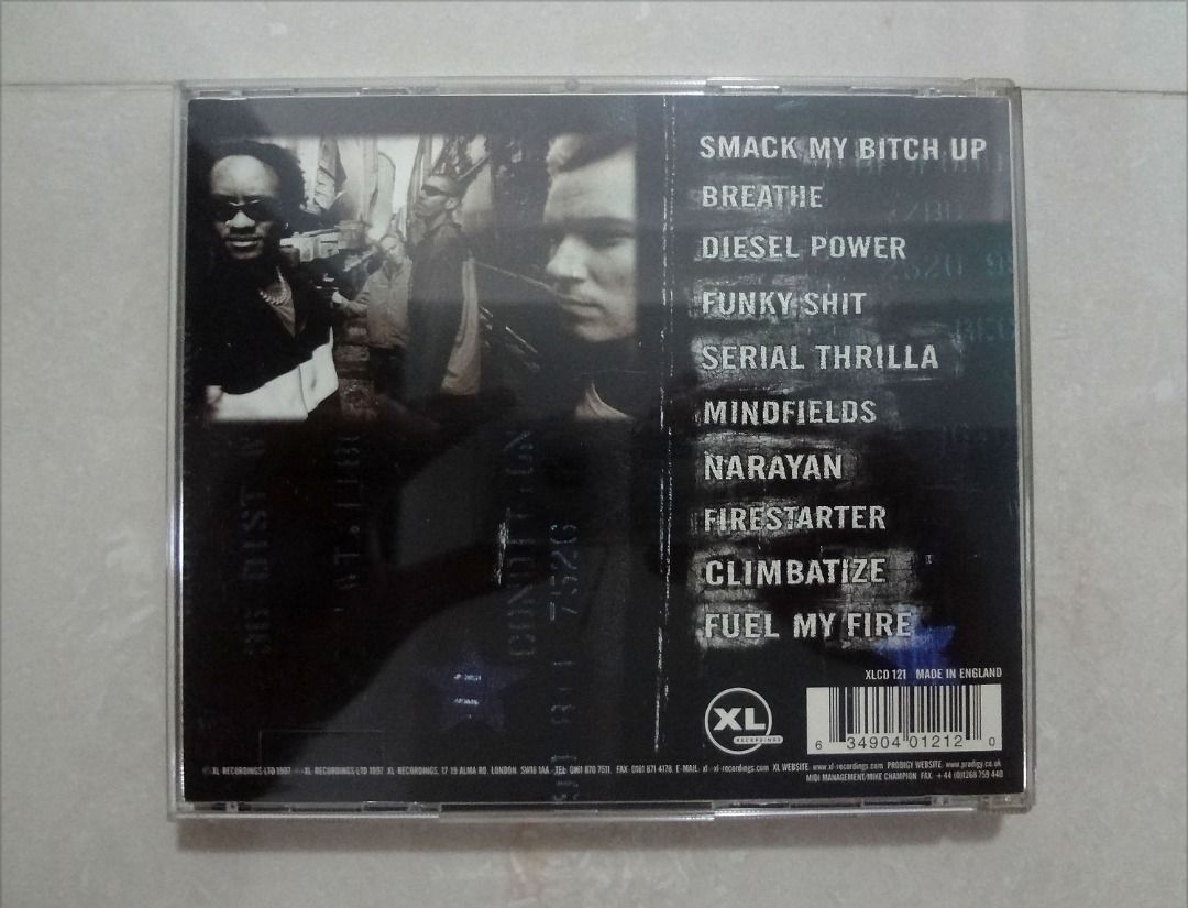 Prodigy CD The Fat of The Land, Hobbies & Toys, Music & Media, CDs ...