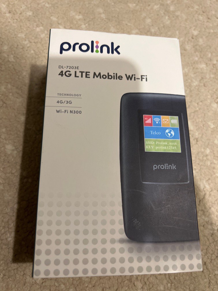 Prolink DL-7203E 4G LTE Mobile Wi-Fi , Computers & Tech, Parts ...