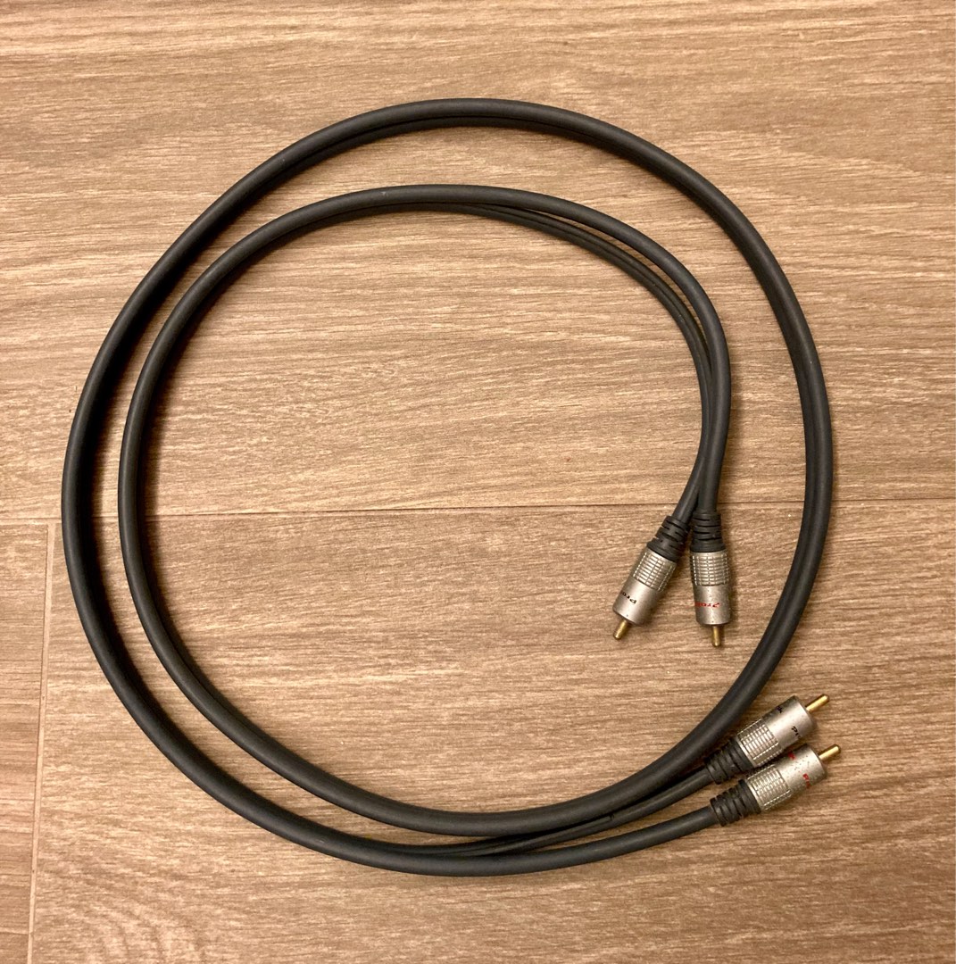Prolink RCA Interconnect cable 1.5 m, 音響器材, 其他音響配件及設備 - Carousell