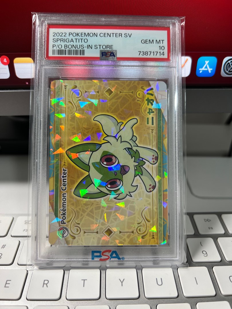 PSA 10 Sprigatito Pokemon Card Preorder Bonus Promo Scarlet Violet ...