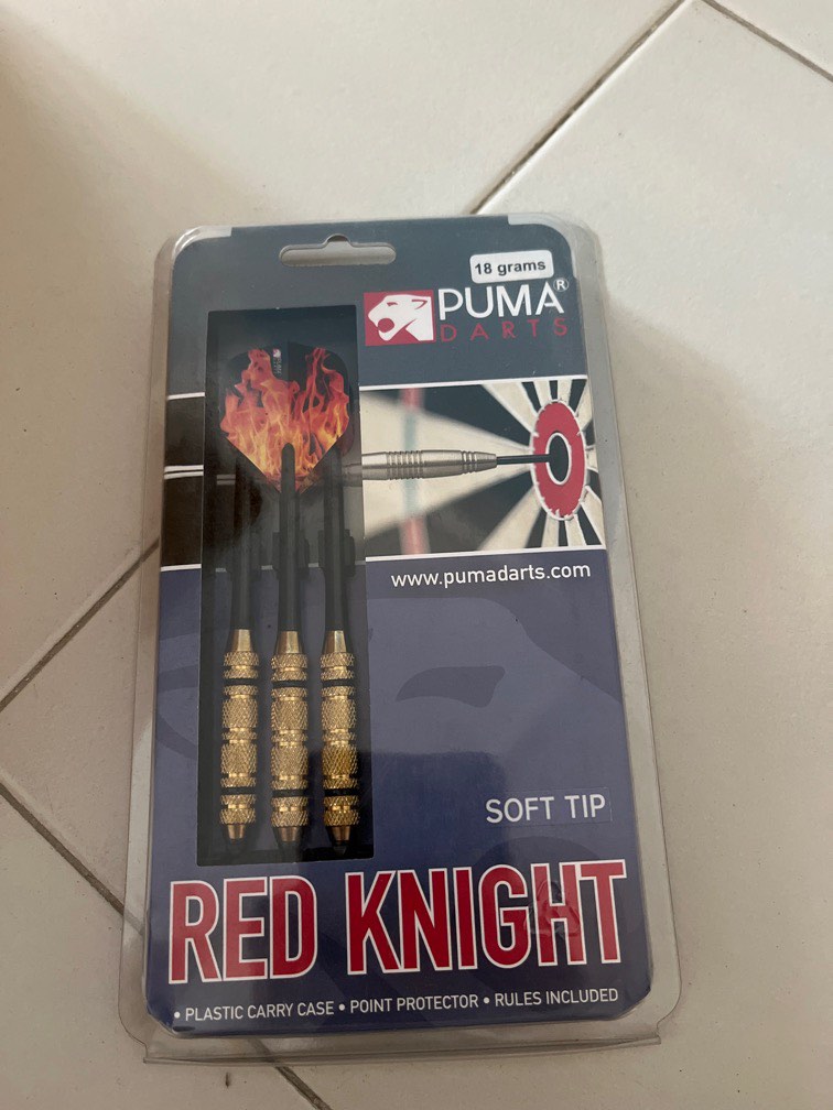 Puma Brass Darts Red Knight, Hobbies & Toys, Toys & Games on Carousell