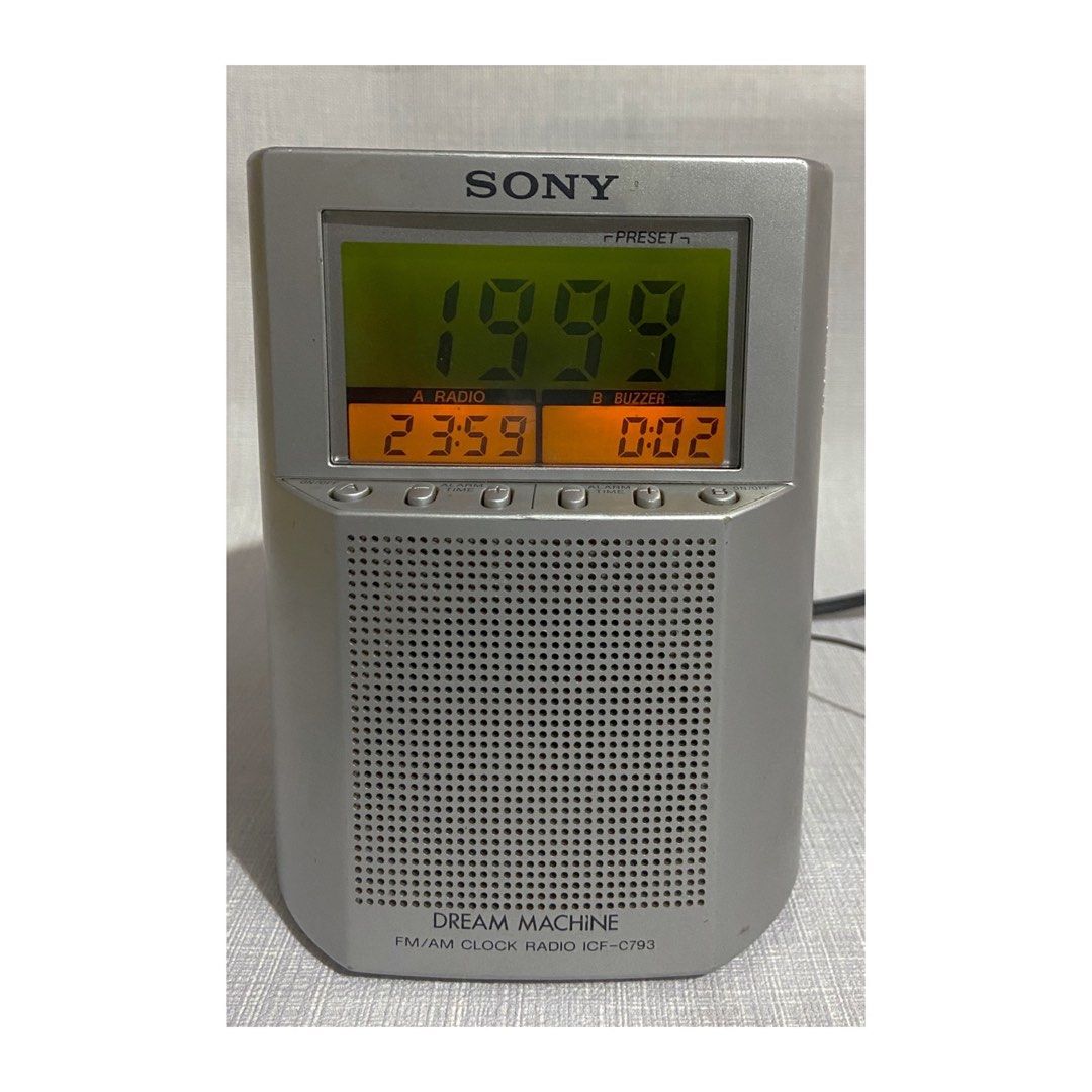 Radio jam sony icf F 793, Elektronik, Audio di Carousell