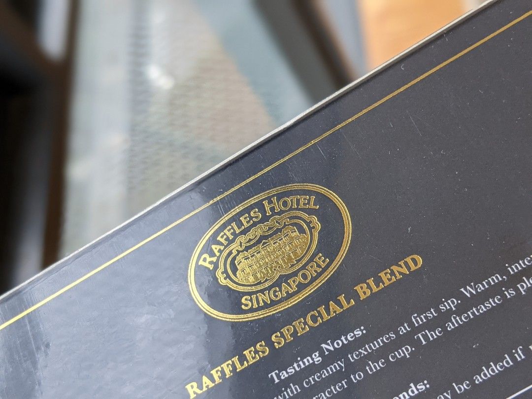 Raffles signature tea, Food & Drinks, Gift Baskets & Hampers on Carousell