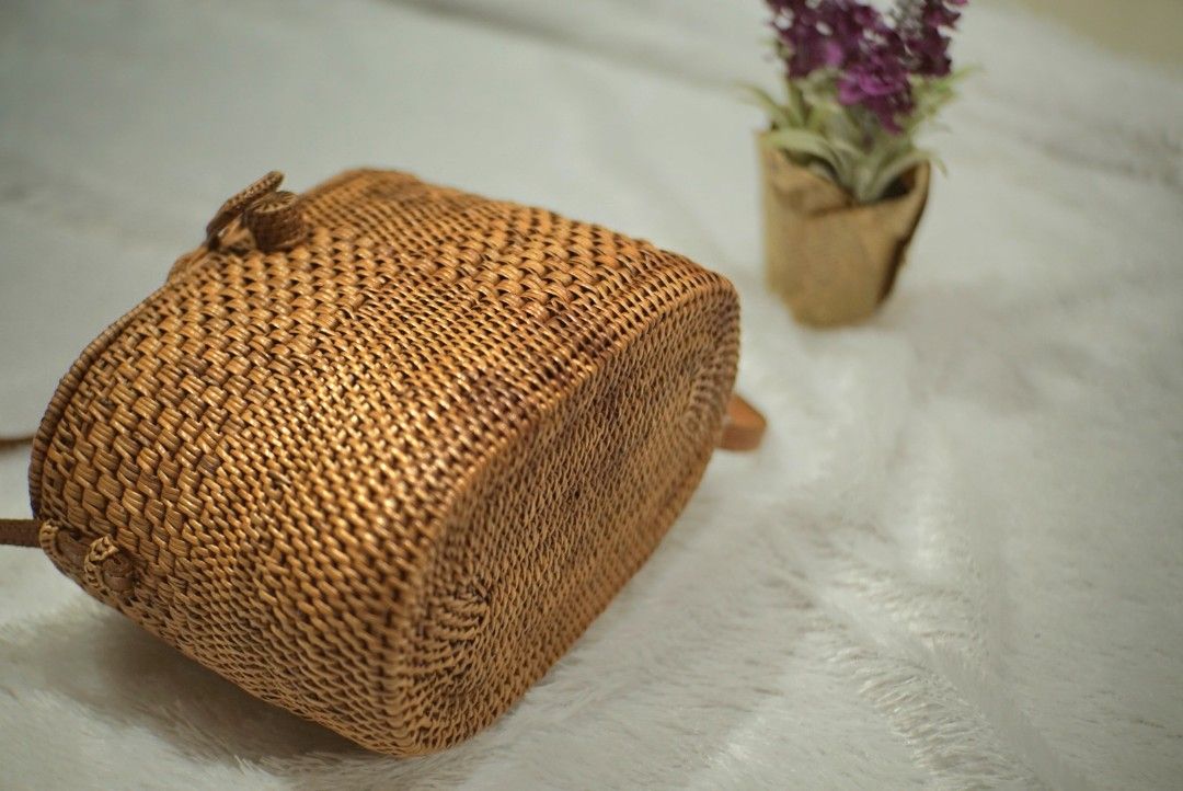Rattan bag Tas Rotan Kotak on Carousell