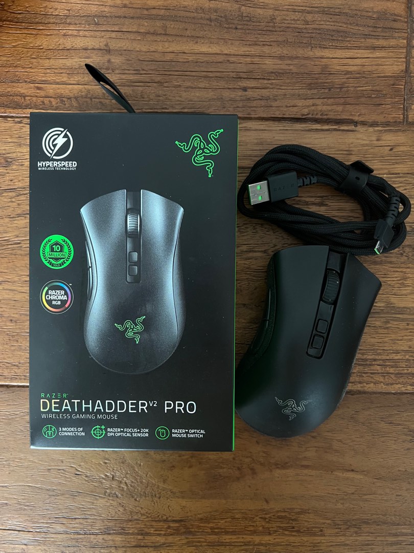 Razer Deathadder V2 Pro, Computers & Tech, Parts & Accessories, Mouse & Mousepads on Carousell