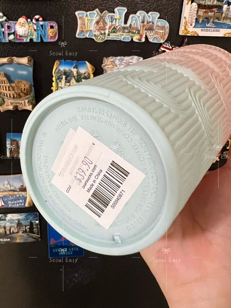 [READY STOCK] Starbucks Singapore Pastel Wonderland Collection 2023 Cold Cup 710ml, Furniture ...