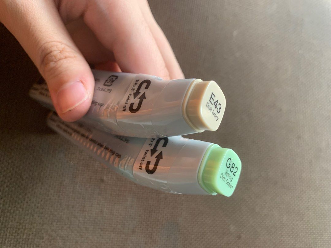 Refill Copic NEW SEGEL E43 G82, Desain & Kerajinan Tangan, Alat & Bahan ...