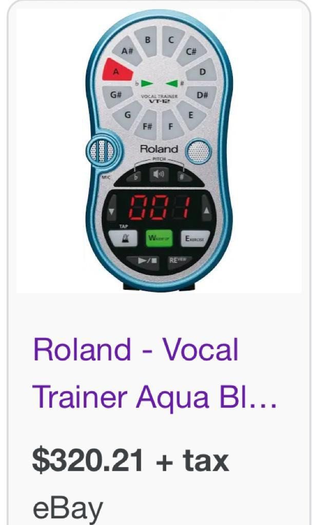 Roland vocal trainer, Audio, Other Audio Equipment on Carousell