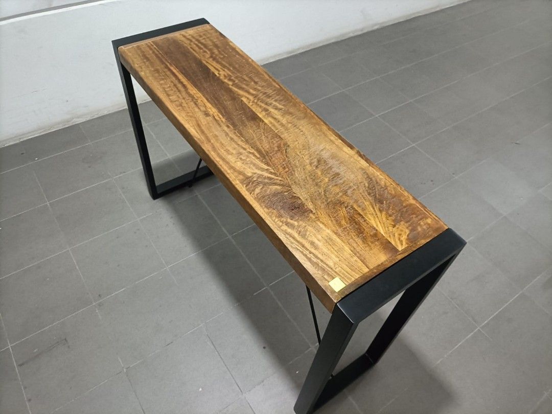 RYODA INDUSTRI SERIES Wooden Console Table, Furniture & Home Living ...