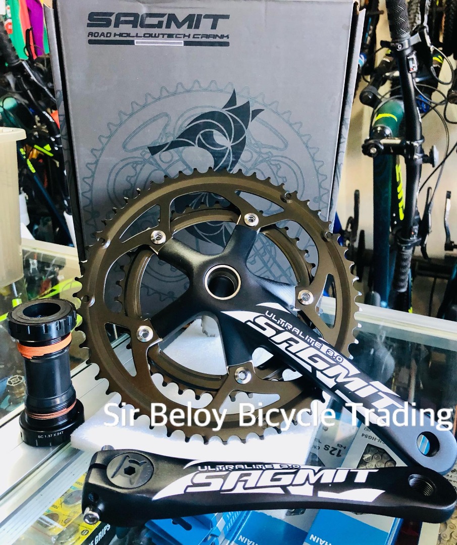 Sagmit Ultralite 3.0 Crankset Road Bike Hollowtech Crankset, Sports ...