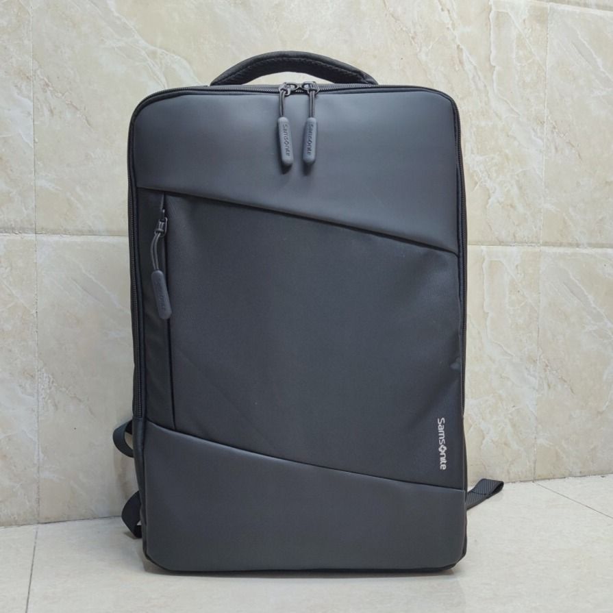 Samsonite韓版休閒雙肩包 簡約通勤背包 商務出差旅行包 電腦包 大容量多隔層筆電背包 學生書包 BT6*11001防水尼龍後背包 新秀 ...