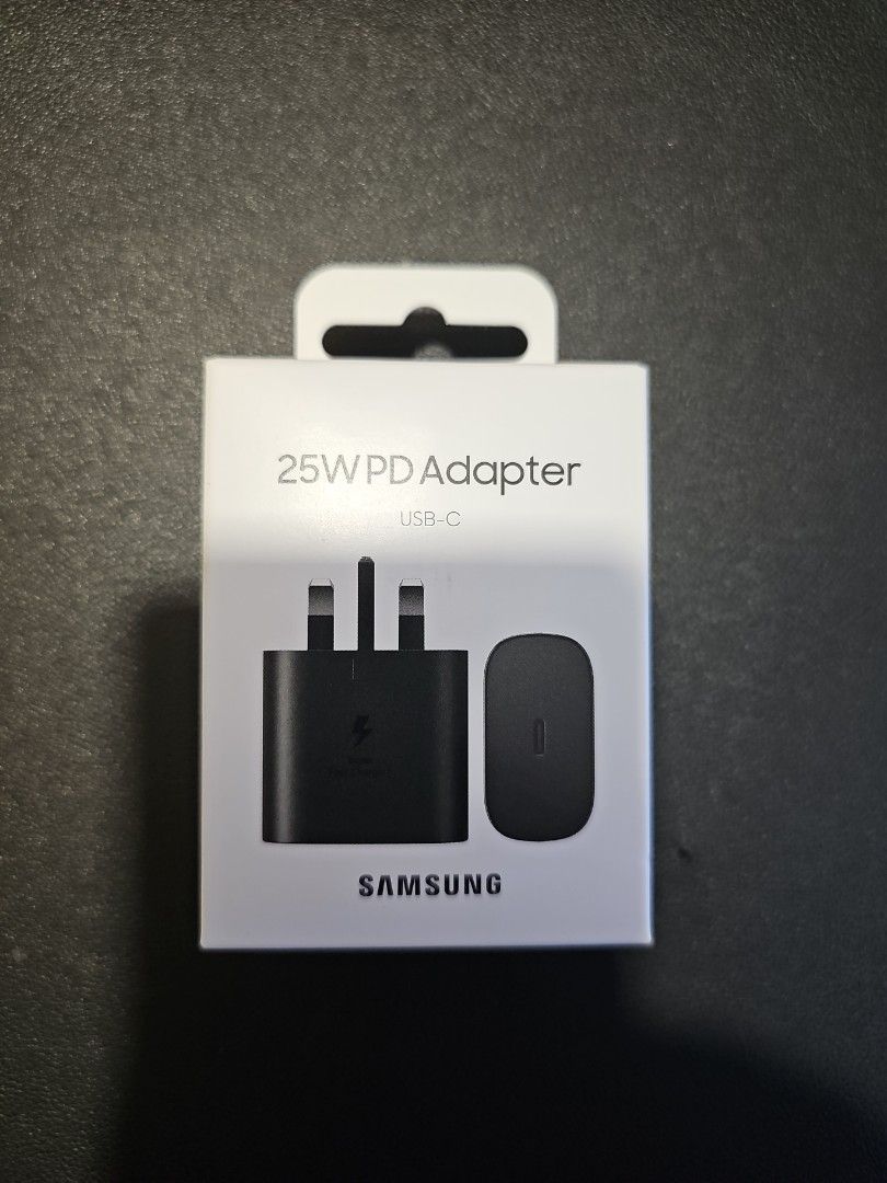 SAMSUNG 25W Travel Adapter (w/o cable) (Wall Plug), Computers & Tech ...