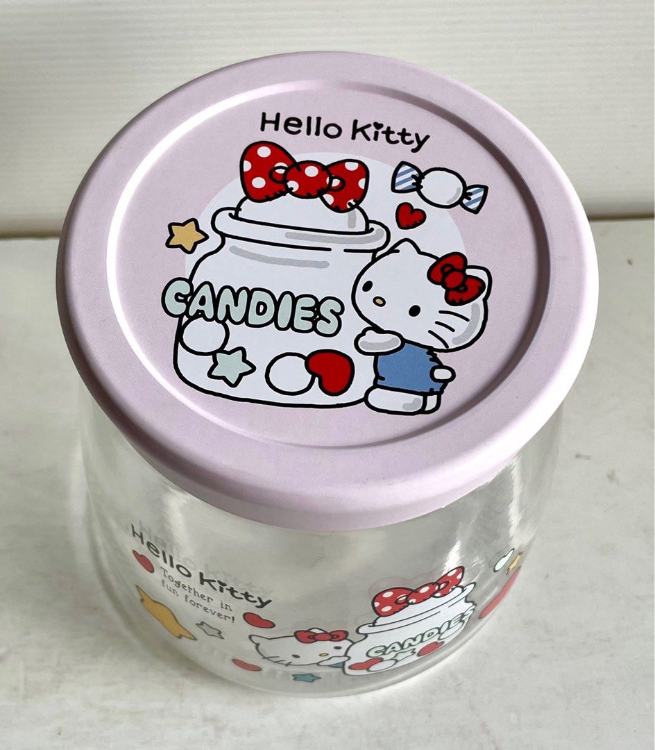 Sanrio Hello Kitty Candies Glass Jar Darlie Limited Edition, Furniture ...