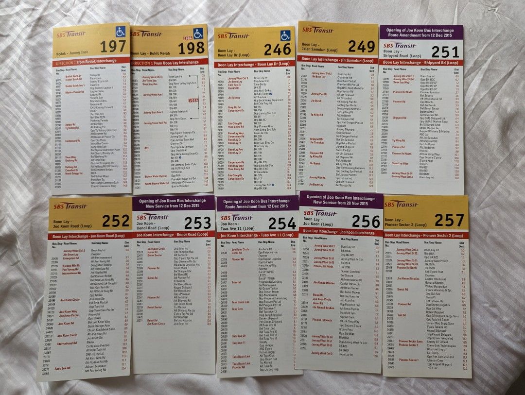 SBS Transit 6th Gen Bus Guides, Hobbies & Toys, Memorabilia ...